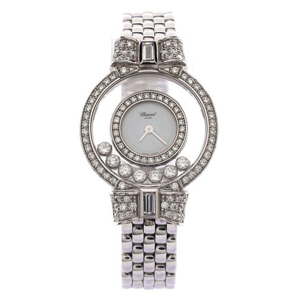 Chopard | Jewelry | Chopard Happy Diamonds Icons Bow Quartz Watch White ...